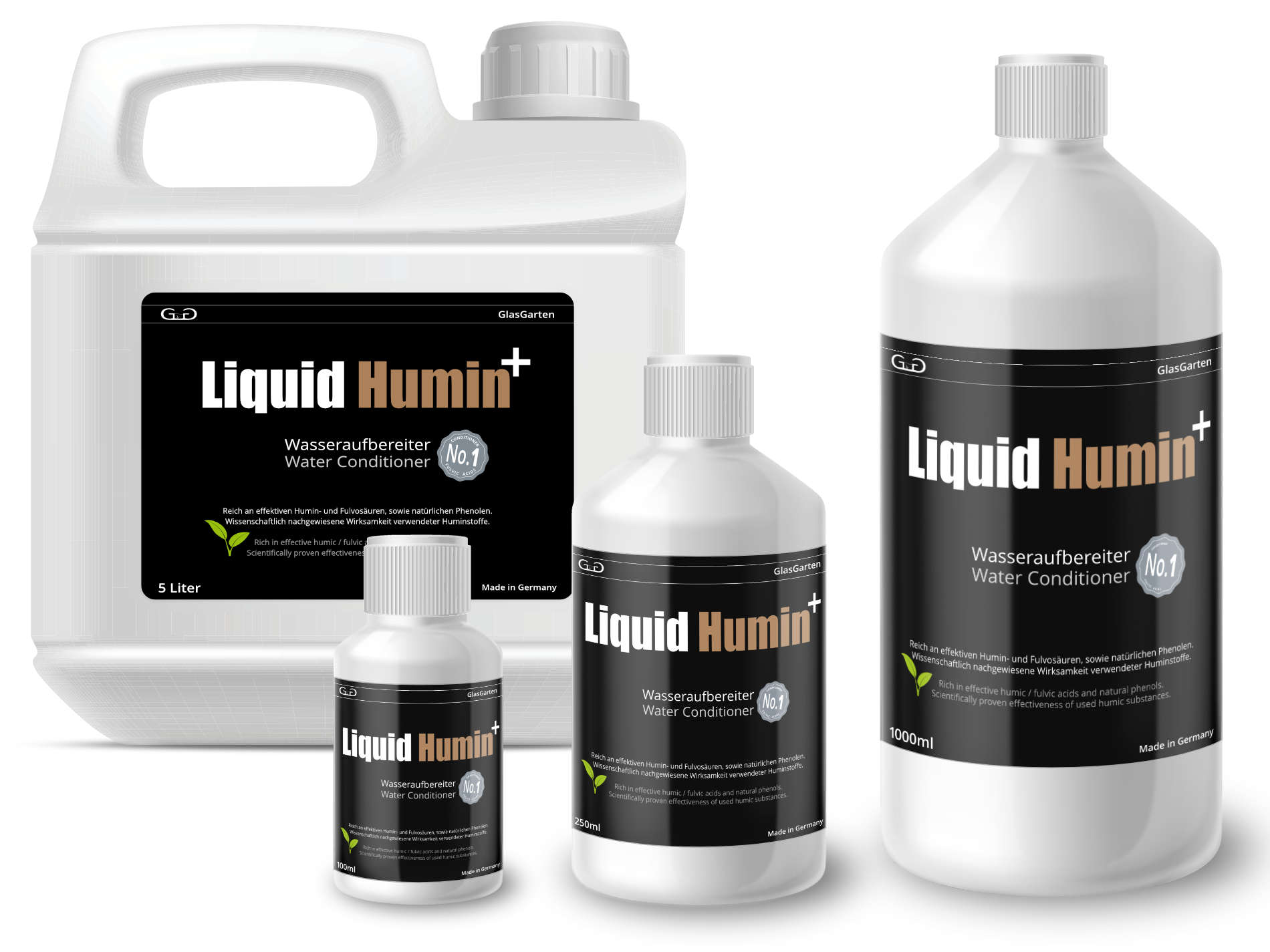 Glasgarten Liquid Humin+ :: Huminstoffe und Fulvosäuren | GARNELENHAUS