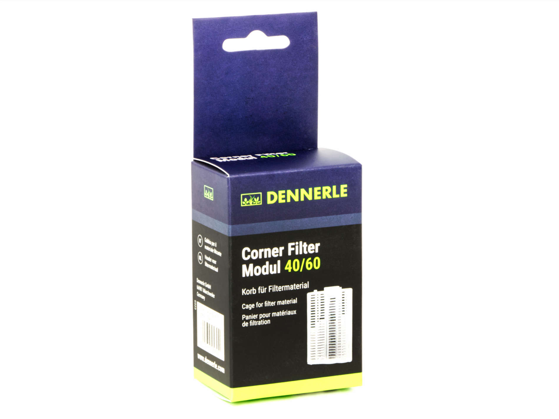 Dennerle Corner Filter Modul 40/60, Korb für Filtermaterial | GARNELENHAUS